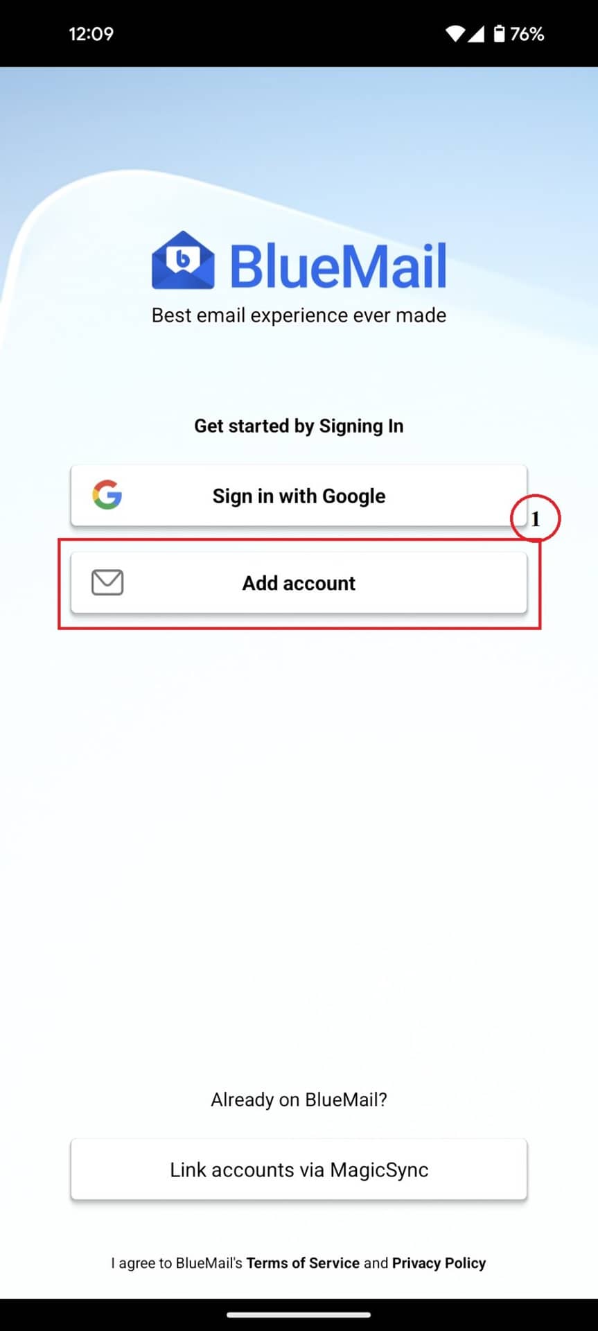 How to Setup Email on Android - Blue Mail - CGI Communications