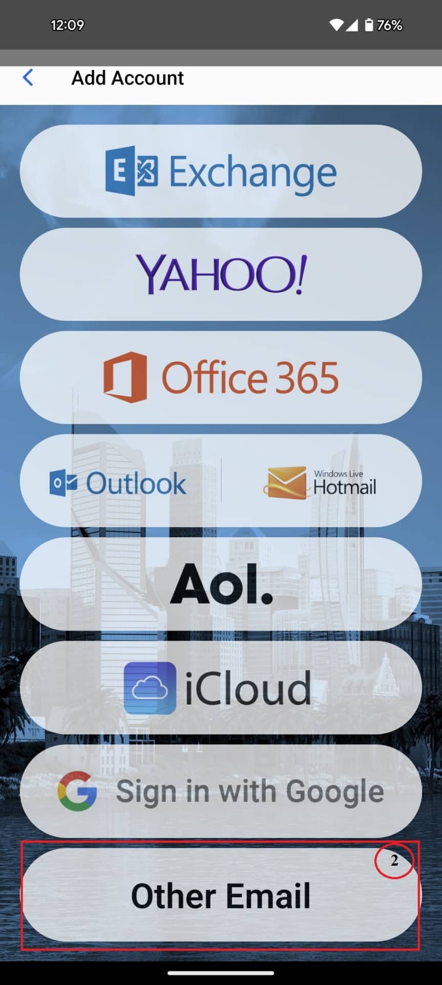 How to Setup Email on Android - Blue Mail - CGI Communications