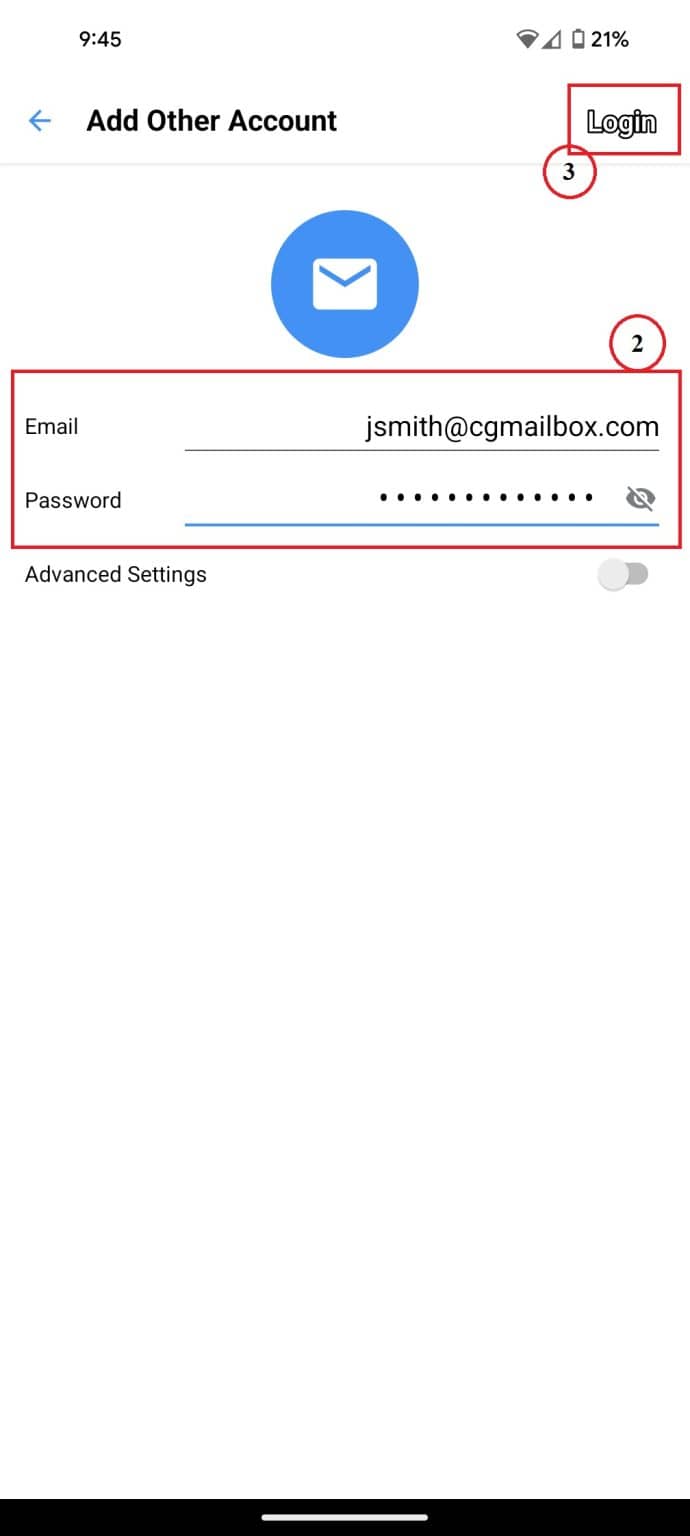 How to Setup Email on Android - Edison Mail - CGI Communications